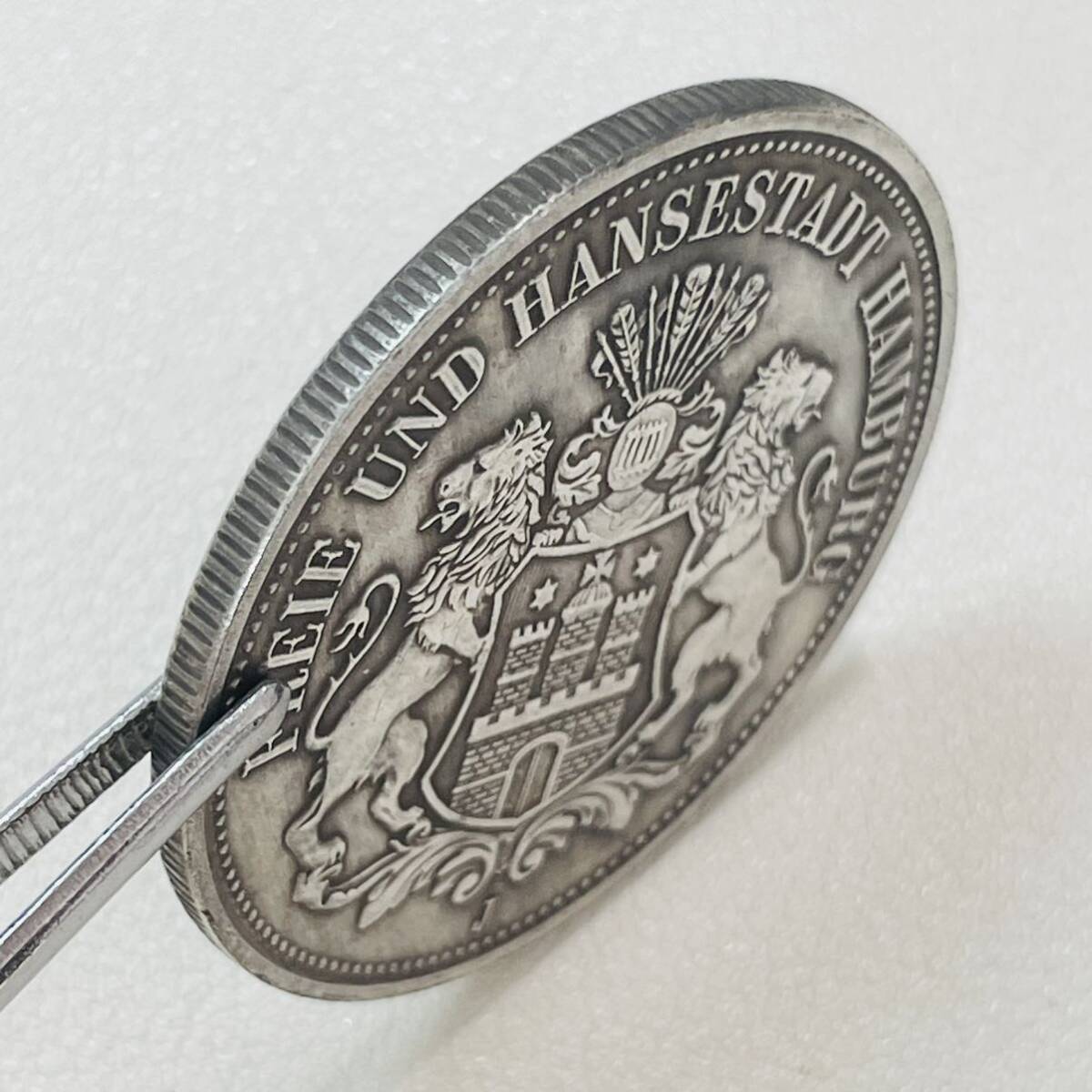 ドイツ 硬貨 古銭 ハンブルク州 1896年 ハンブルク州紋章 キャット キャッスル マルク 国章 双頭の鷲 コイン 重20.23g 銀貨(ヨーロッパ)｜売買されたオークション情報、yahoo ...