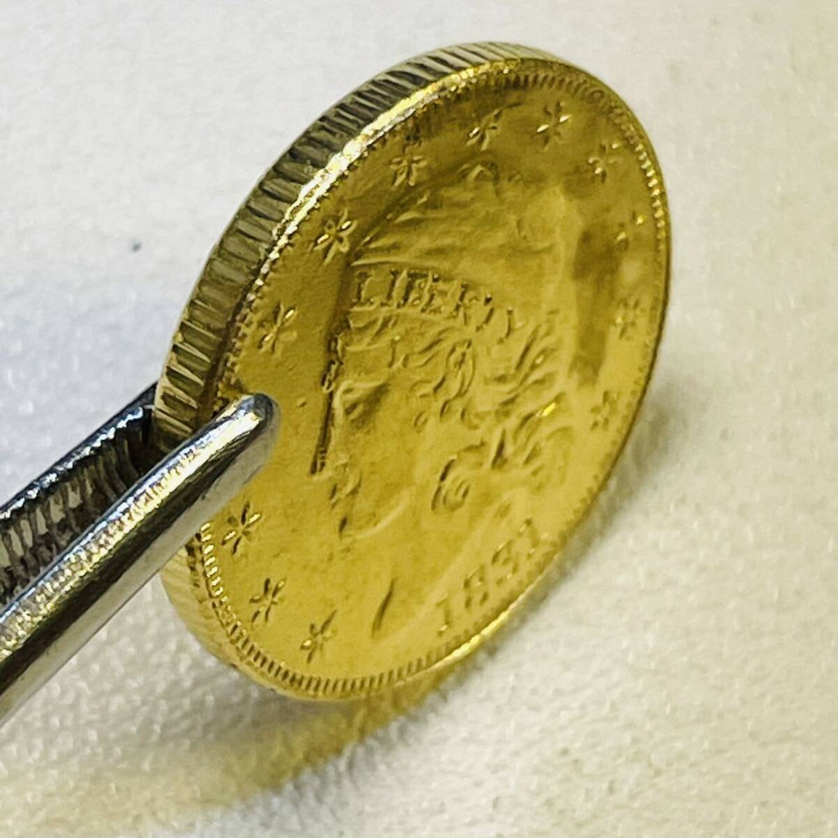 Yahoo!オークション - アメリカ 硬貨 古銭 自由の女神 1831年 リバティ...