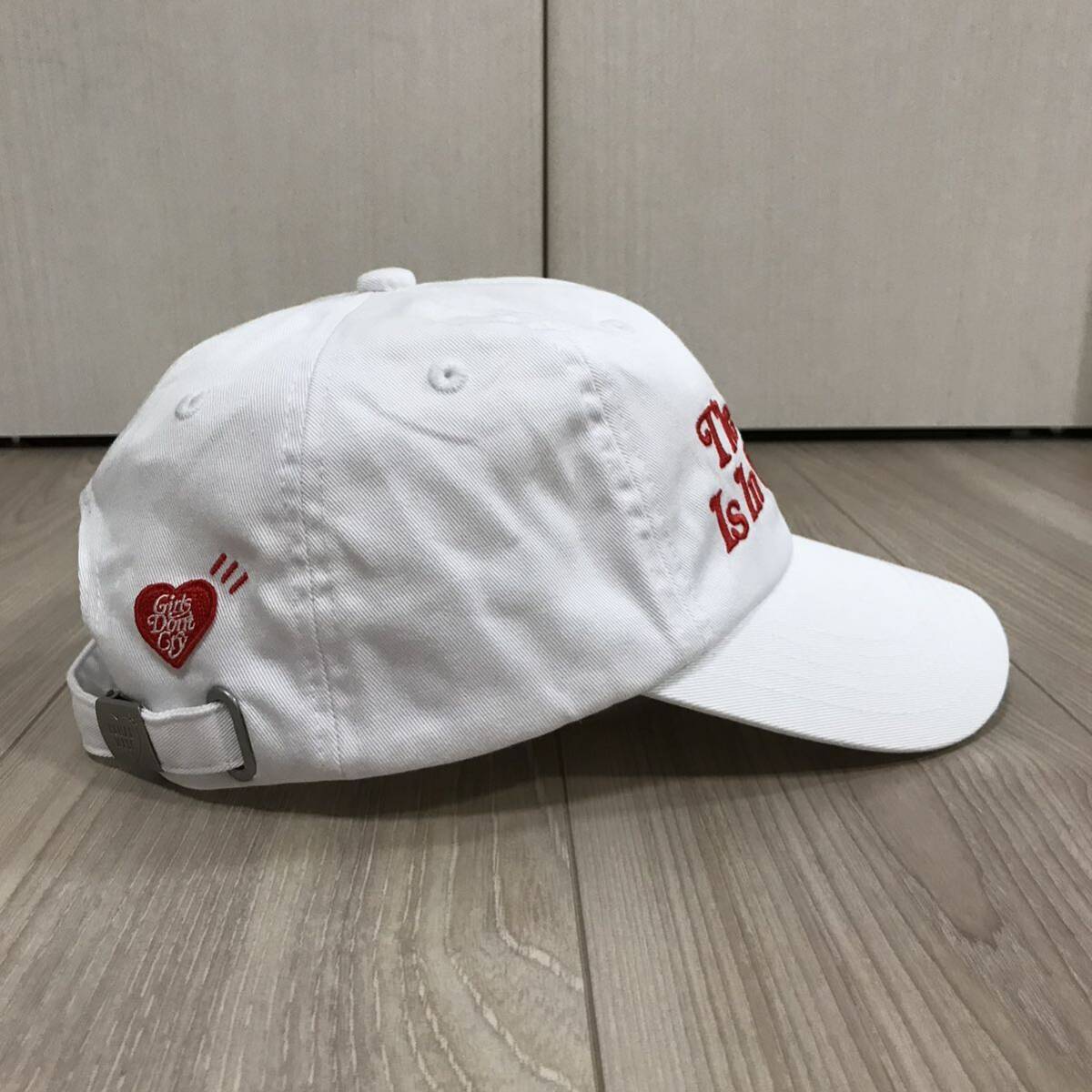 HUMAN MADE Girls Dont Cry girl's don't cry cap white hat HUMAN MADE Girls Dont Cry girl's don't cry cap white hat