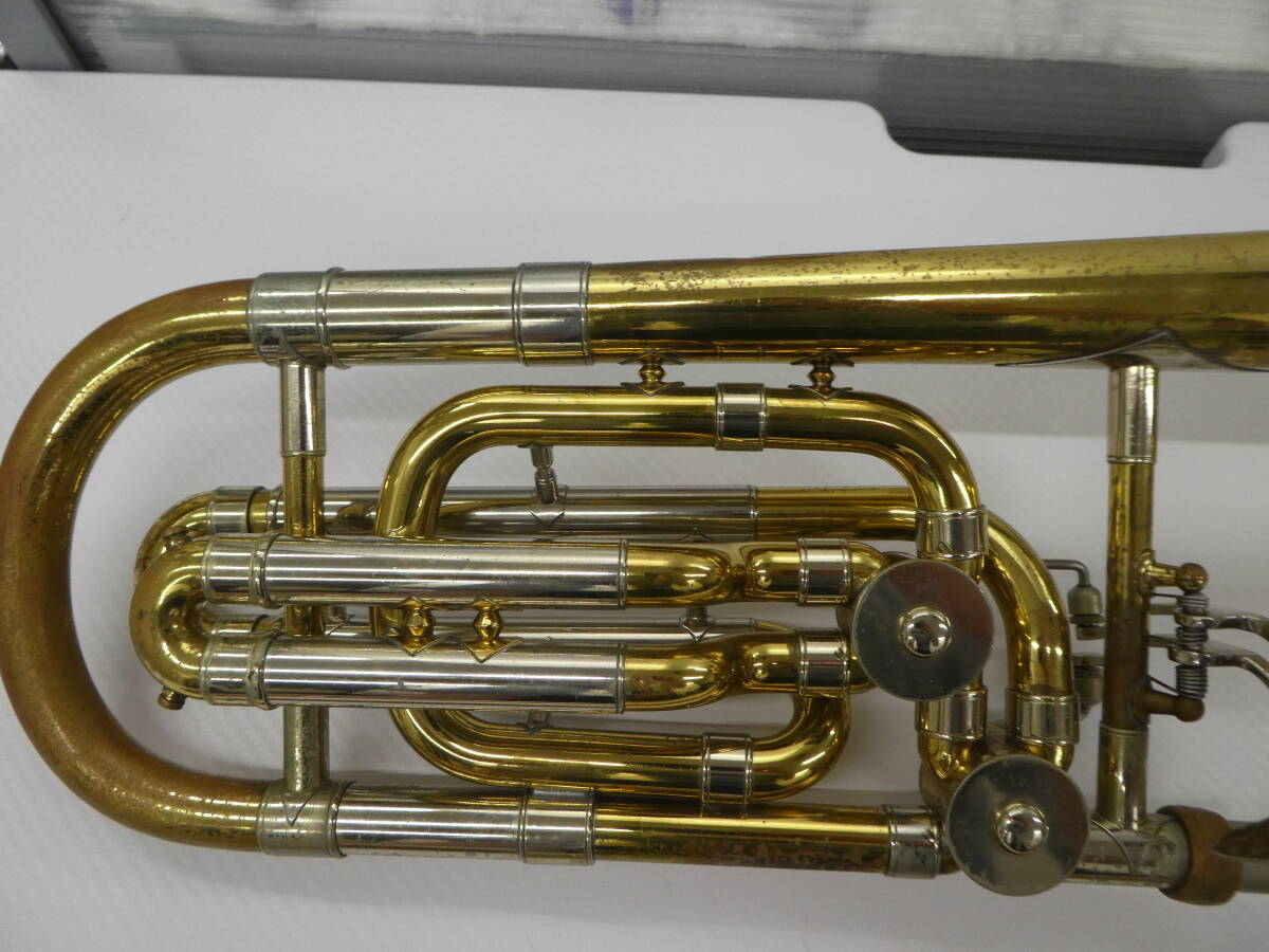 Yahoo!オークション - Bach バストロンボーン ダブルロータリー Strad...