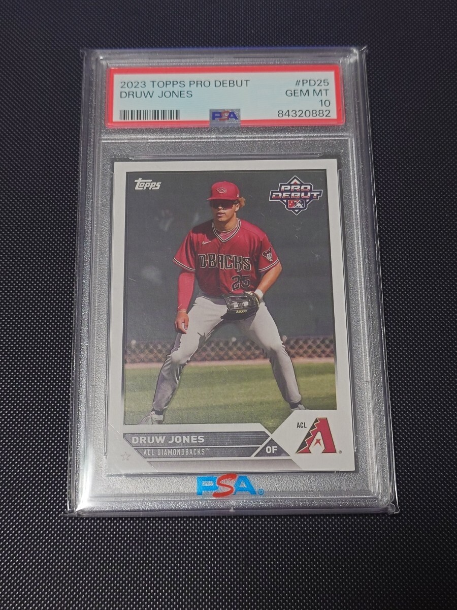 Yahoo!オークション - 2023 topps pro debut druw jones #PD25 PSA10 G...
