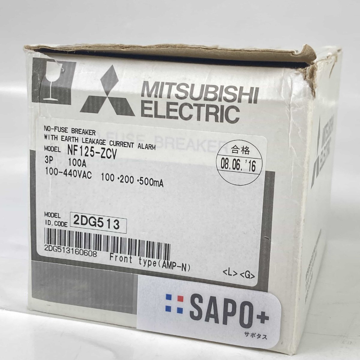 Yahoo!オークション - NF125-ZCV 3P 100A 2016年製 箱破れあり 低圧遮...