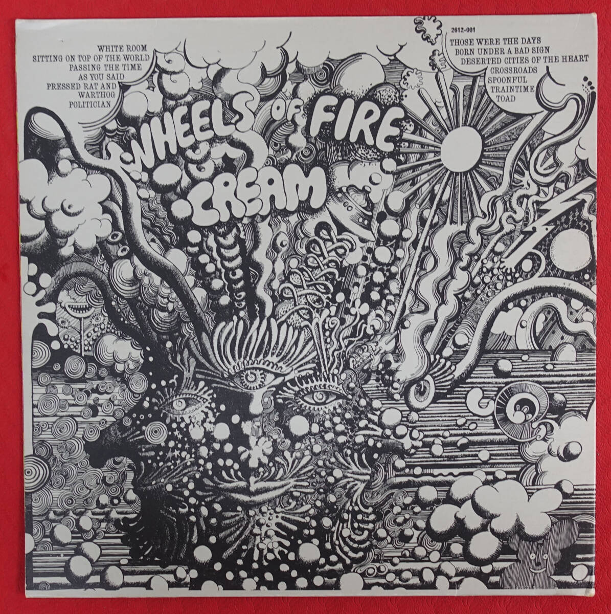 日本代購代標第一品牌【樂淘letao】－UK Original 初回 Polydor 583031-2 Wheels of Fire / CREAM MAT: A2/B1/A1/B3