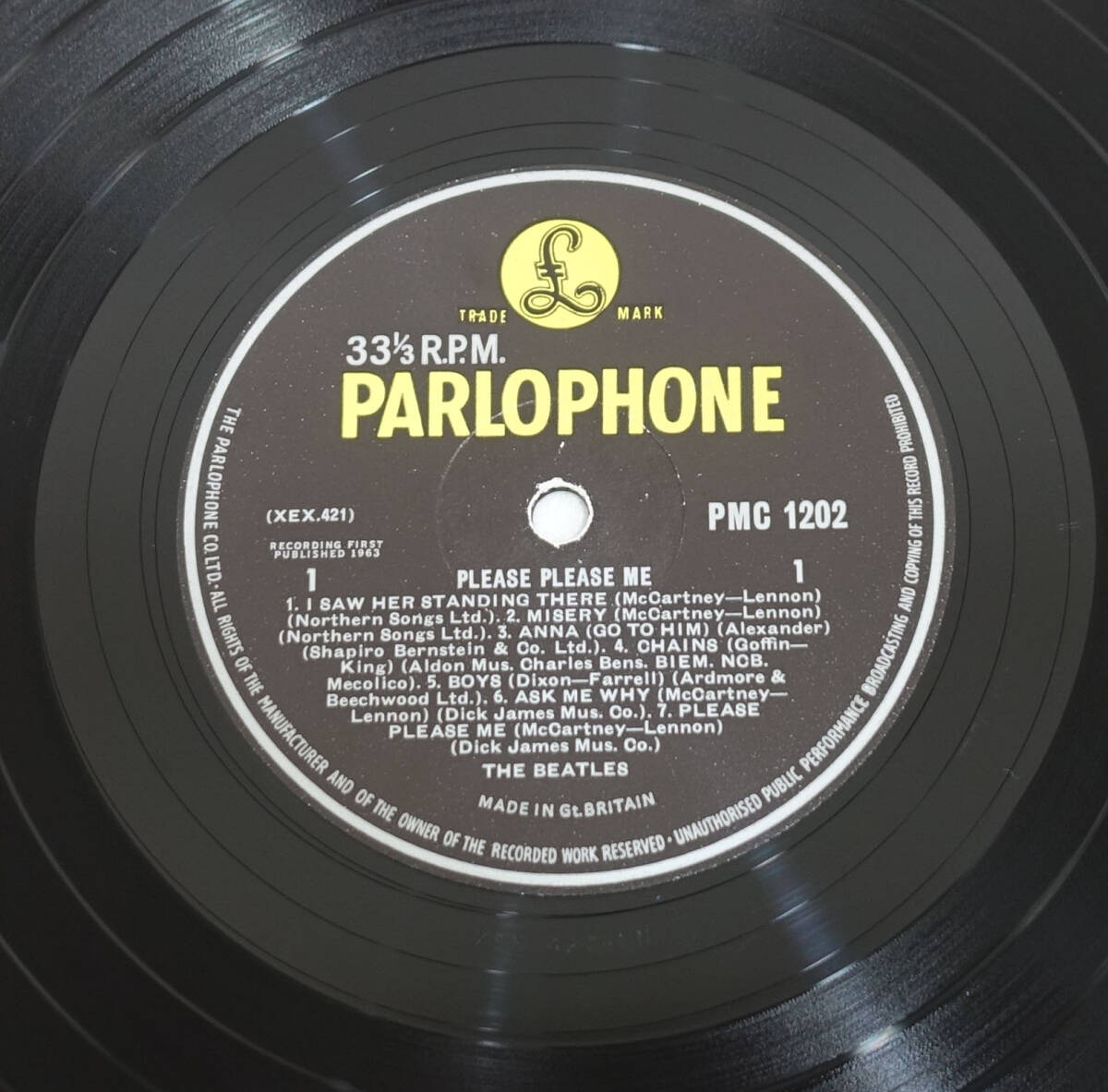 Yahoo!オークション - UK Original Parlophone PMC 1202 4th Press Ple...