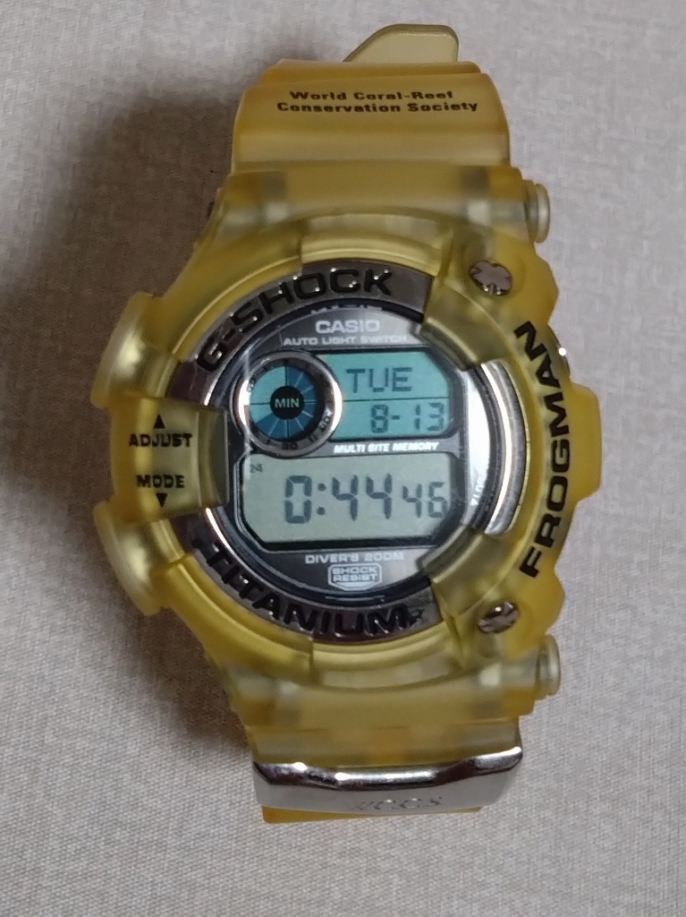 Yahoo!オークション - CASIO G-SHOCK FROGMAN フロッグマン WCCS DW-99...