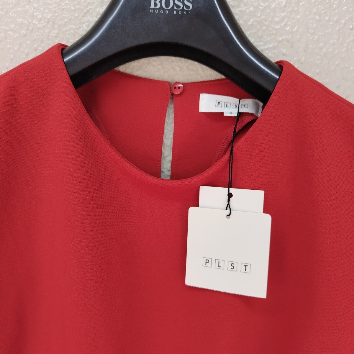 Yahoo!オークション - PLST トップス レッド レディースSサイズ 2024.8...