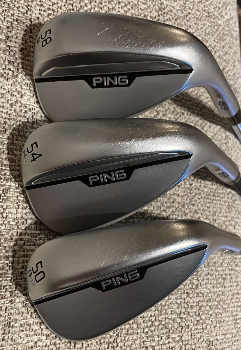 日本代購代標第一品牌【樂淘letao】－PING S159ウェッジ 50、54、58 3本セット TRAVIL105s,modus115s