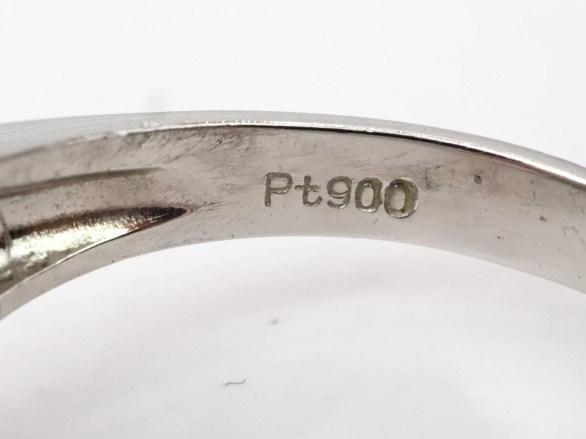 Yahoo!オークション - 【4499D】Pt900プラチナ 天然エメラルド 天然ダ...