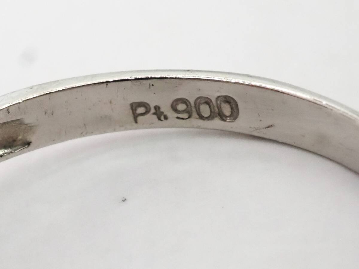 Yahoo!オークション - 【4623P】Pt900プラチナ 天然ダイヤモンド 0.40c...