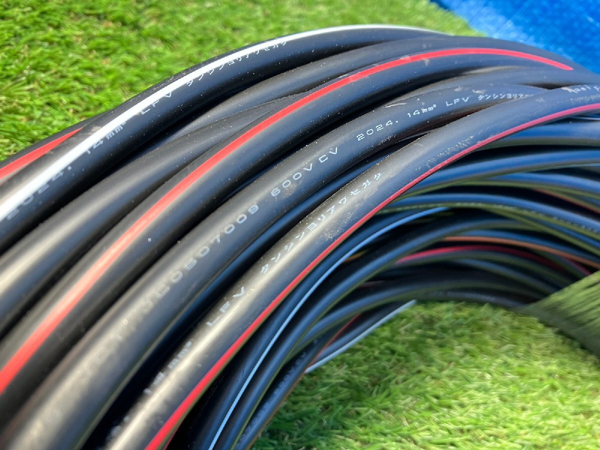 Yahoo!オークション - 【未使用】 CVケーブル 600V CV -T 14SQ 約17kg ...
