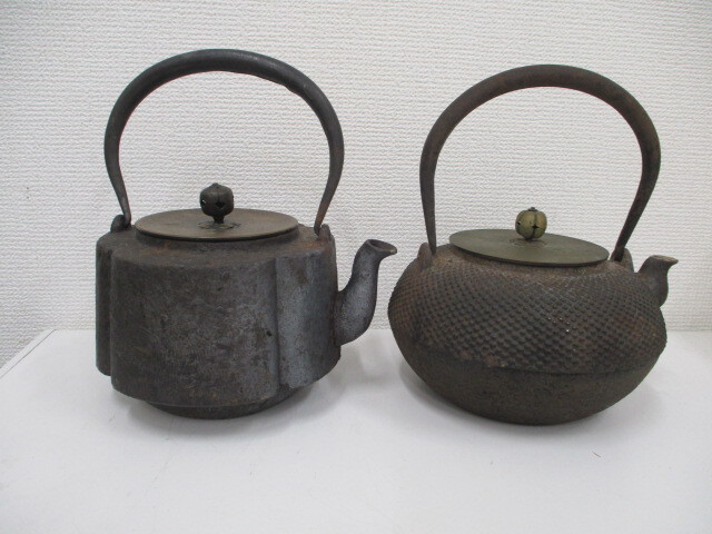 8346 鉄瓶 龍文堂 龍文堂造 煎茶道具 銅蓋 他 銘無し 1点 含む 2点まとめ 茶道具 南部鉄器 古美術(鉄瓶)｜売買されたオークション情報、yahooの商品情報をアーカイブ公開 ...