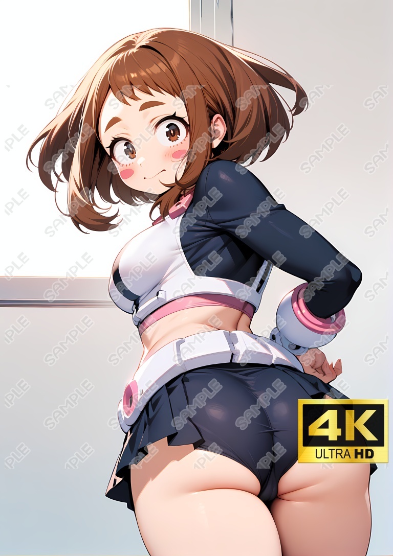 Yahoo!オークション - 麗日お茶子 僕のヒーローアカデミア 同人ポスタ...