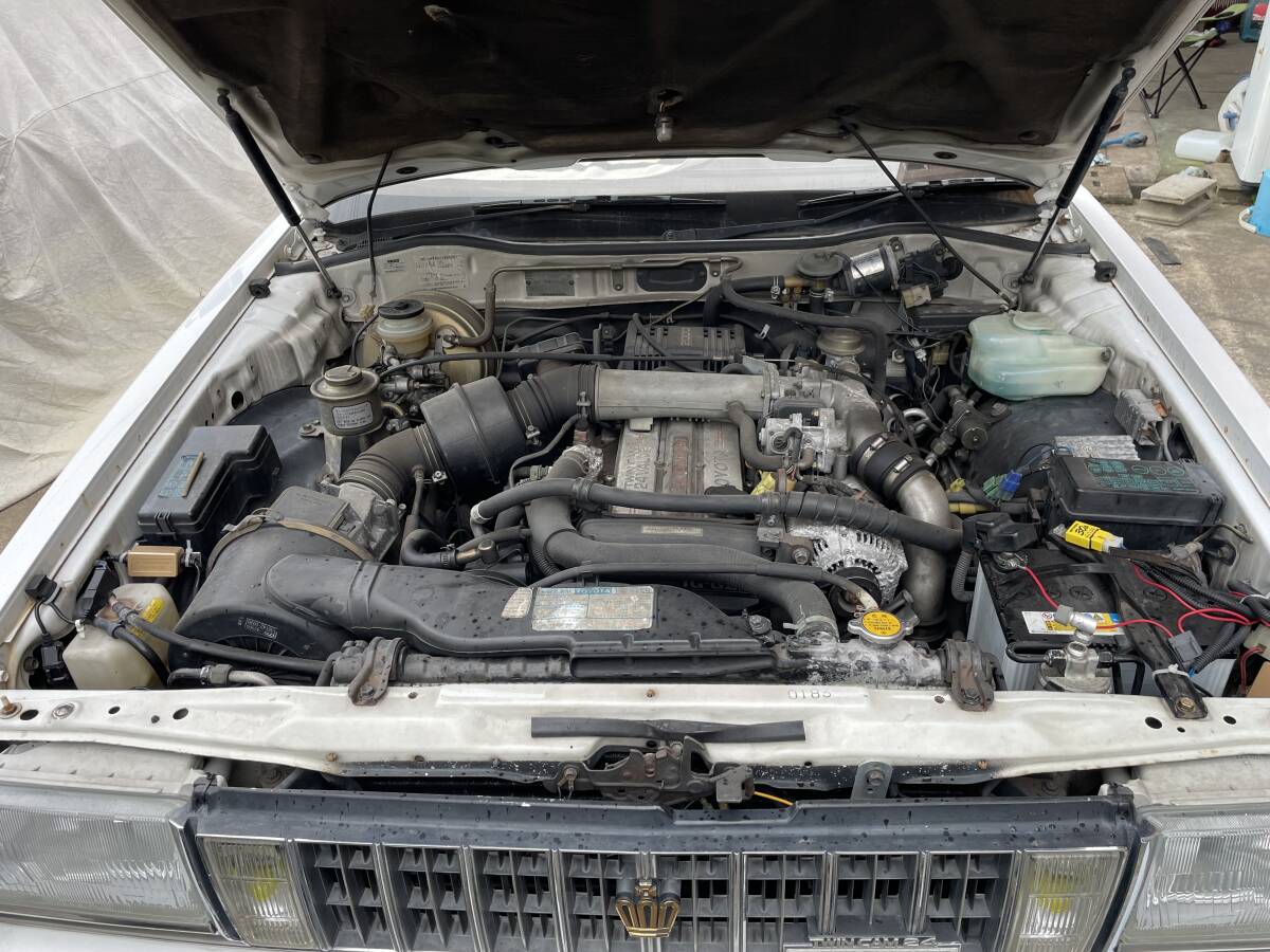 Yahoo!オークション - 売り切り gs121クラウンツインカムスーパーチャ...