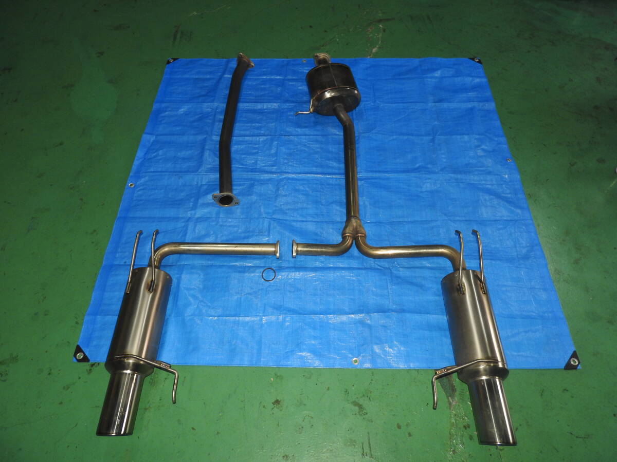 7 CL7 アコード ユーロR MUGEN セミ チタン マフラー スポーツ エキゾースト システム ムゲン 無限 ASSY K20A 6MT 前期 後期 CL9 CM3 MUGEN(社外品 ...