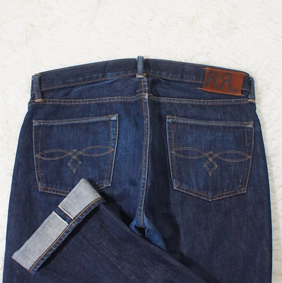 Yahoo!オークション - 即決 条件よし USA製《RRL》ストレー(W36)セルビ...