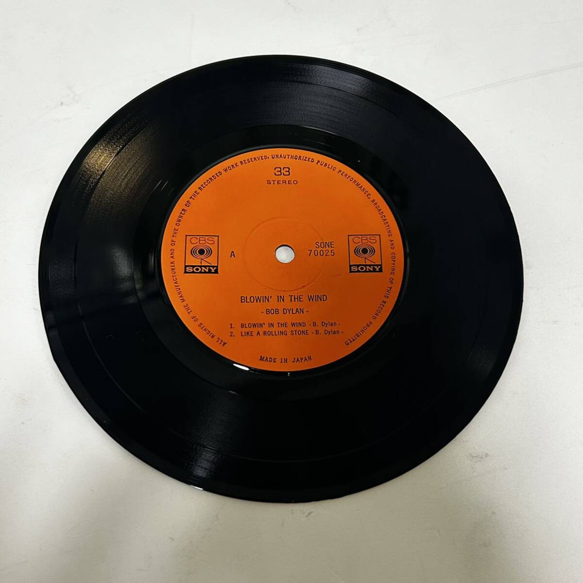 Yahoo!オークション - Z282 EP レコード Bob Dylan(ボブ・ディラン)「...