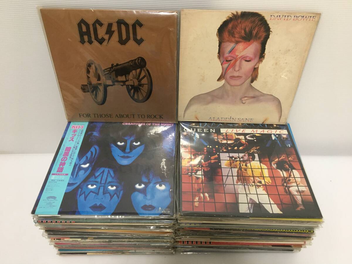 Yahoo!オークション - Z031 LP レコード ROCK ロック 100枚まとめ US/...