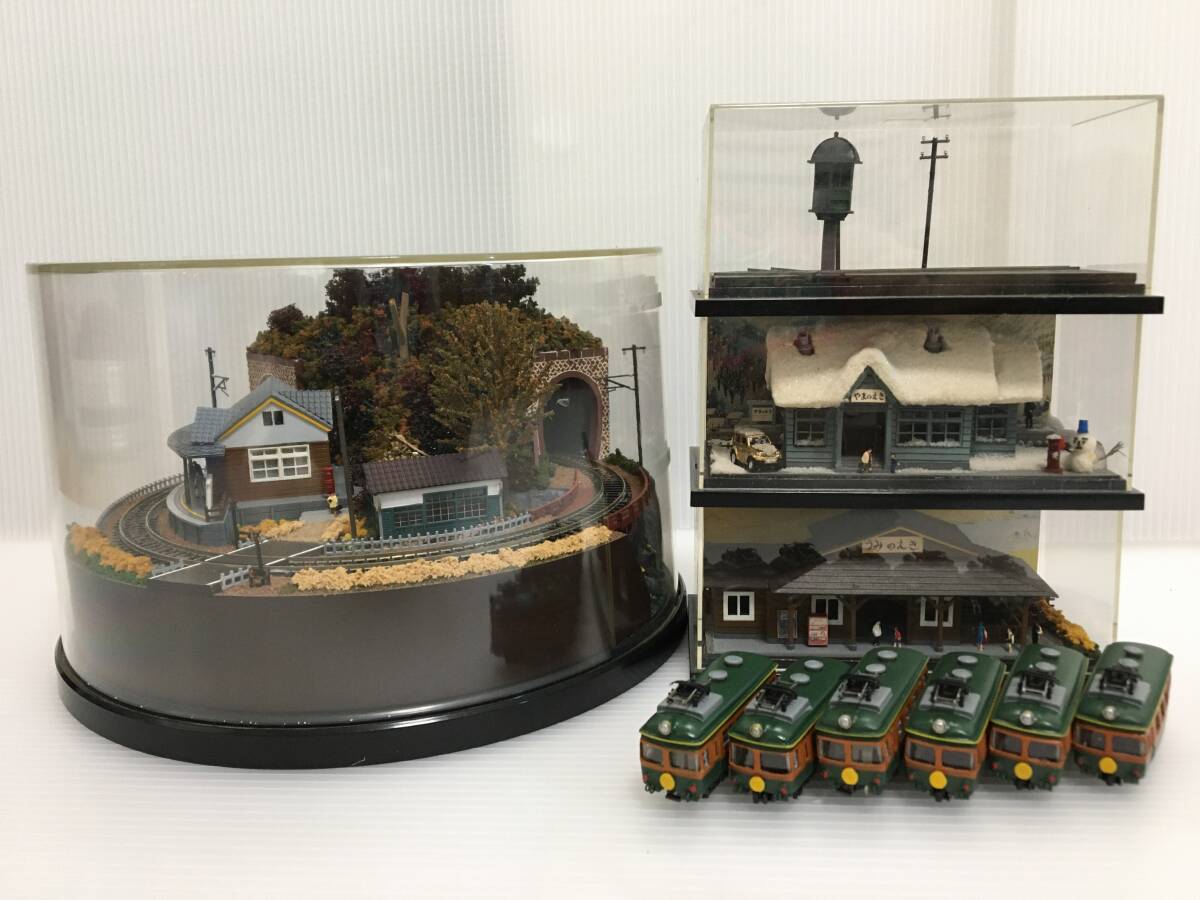 Yahoo!オークション - Z038 ジオラマ ディスプレイ 風景模型 ジオラマ...