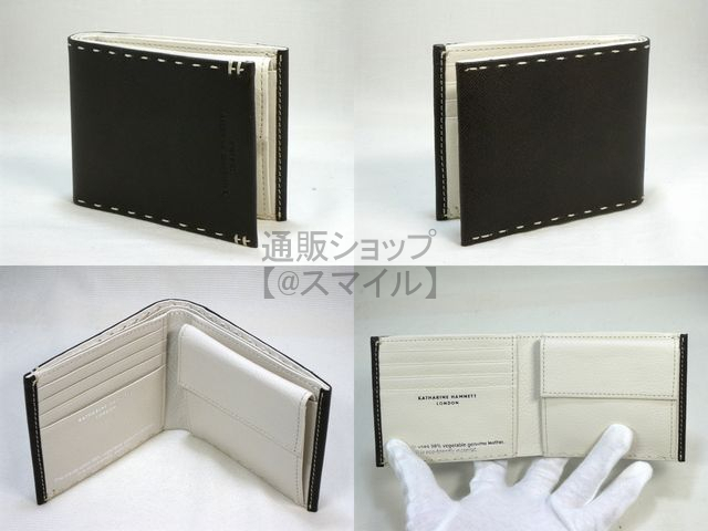 Yahoo!オークション - 二つ折り財布 キャサリンハムネット 訳あり KATH...
