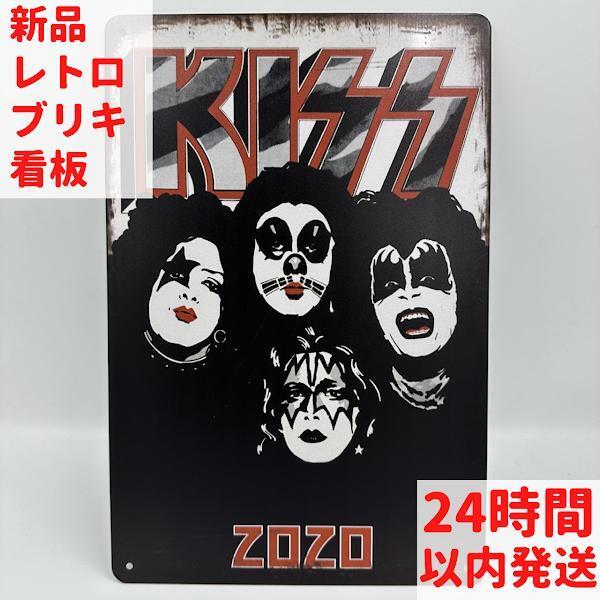 Yahoo!オークション - 新品 レトロ ブリキ看板 KISS ZOZO