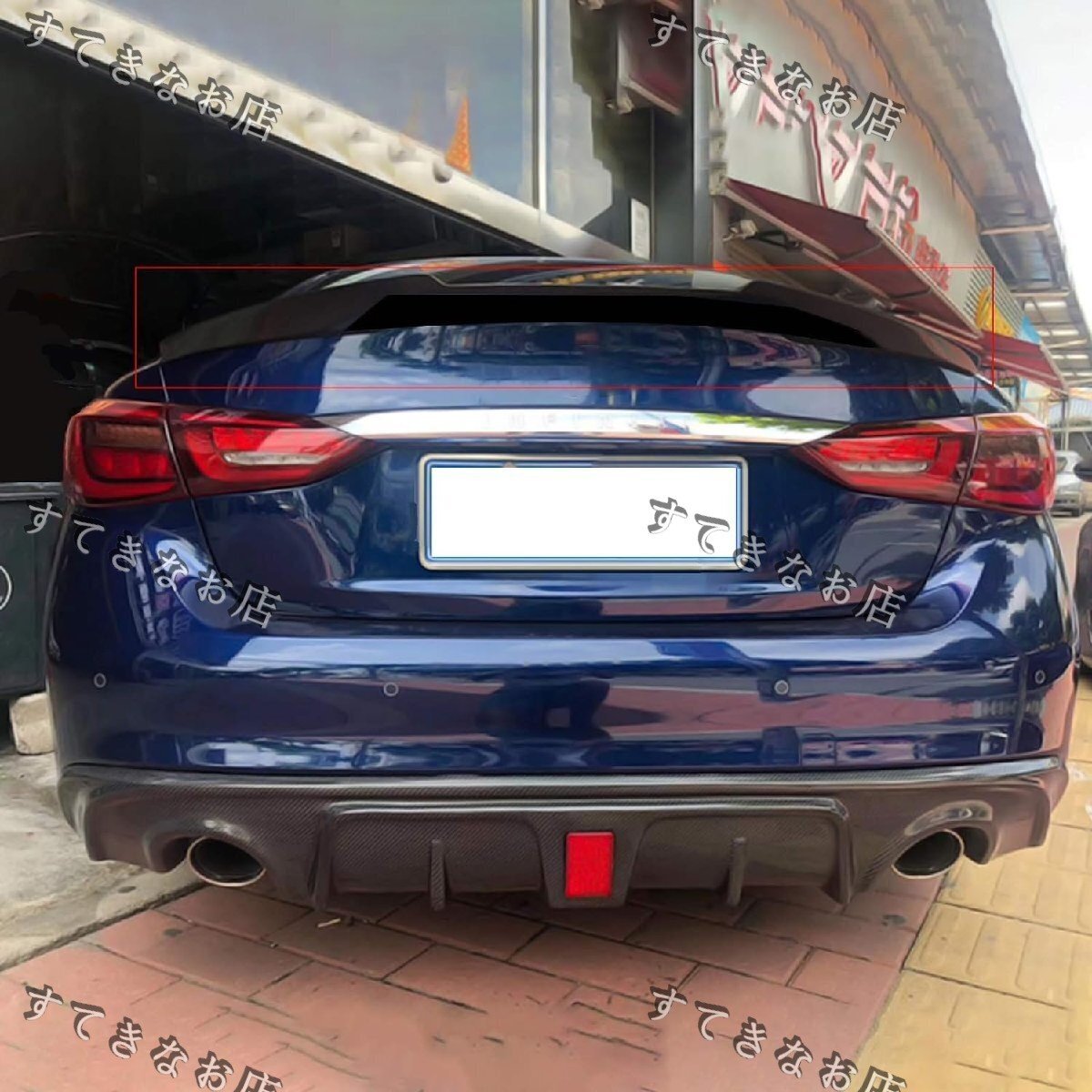 Yahoo!オークション - リアスポイラー インフィニティ Q50 Q50S / 日...