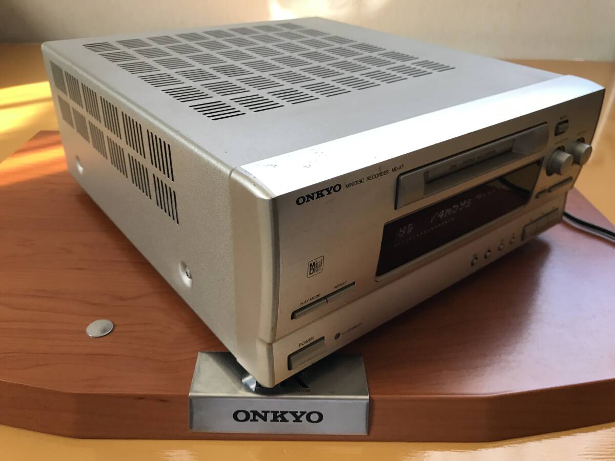 Yahoo!オークション - 〓希少品 美品 MD-A7 ONKYO ESSAY MDデッキ オン...