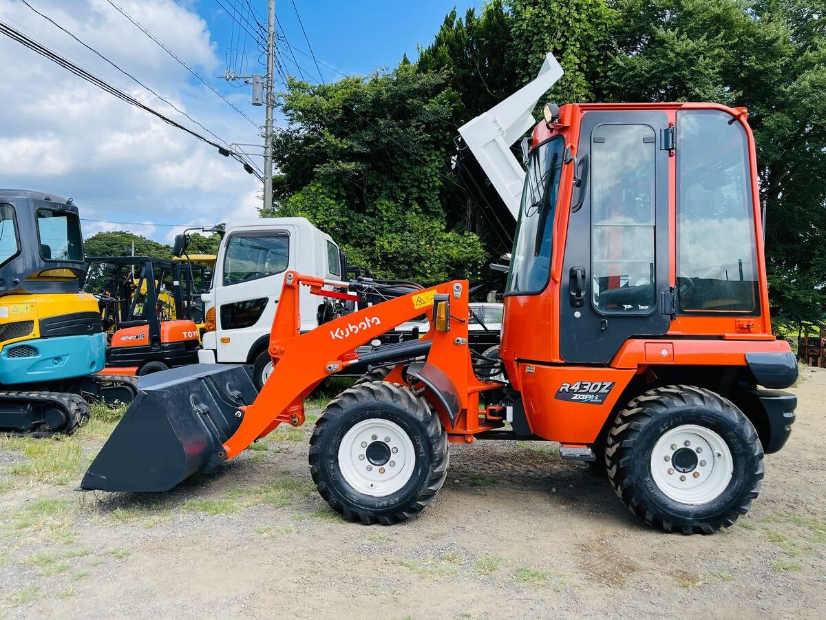 Yahoo!オークション - タイヤショベル(ホイールローダー) クボタ R430Z...