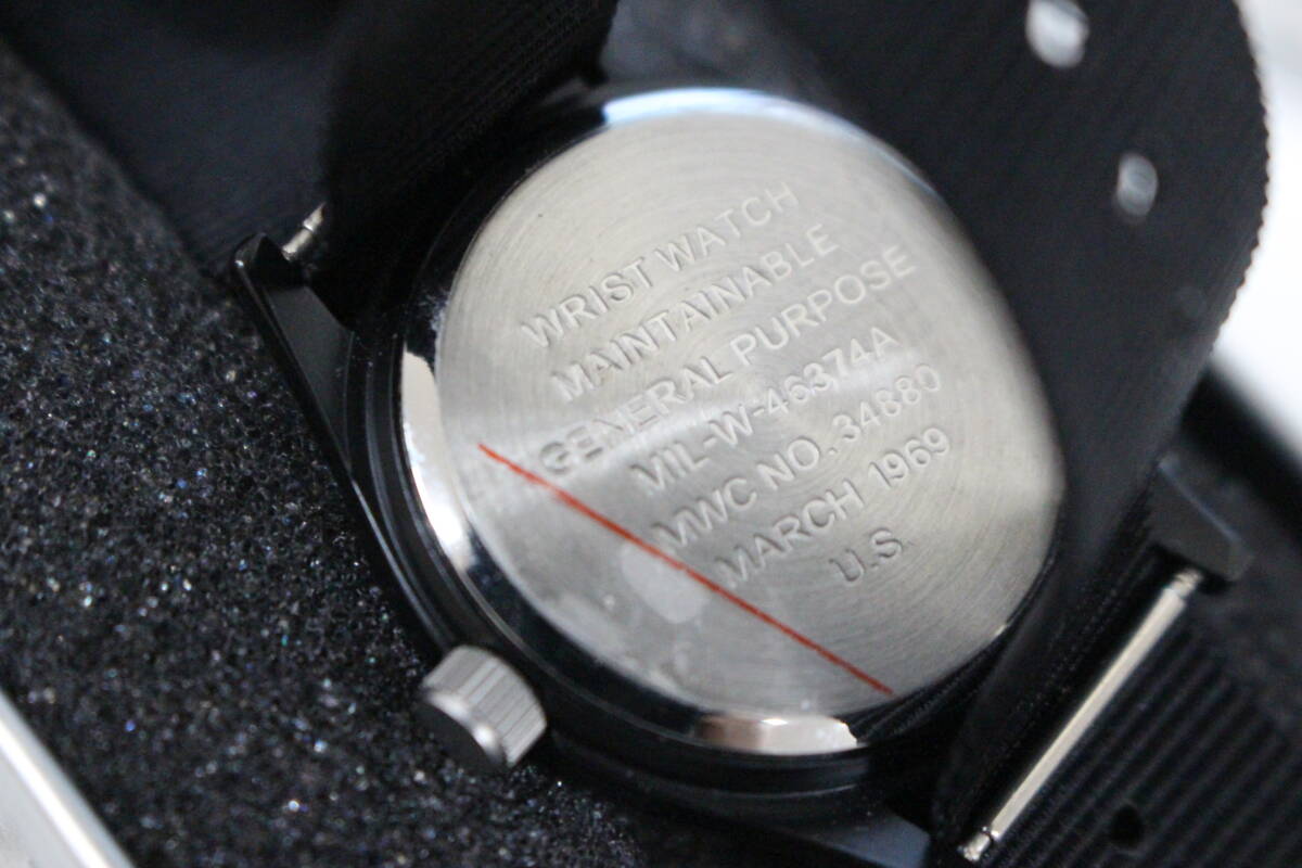 保管品 MWC ミリタリーウォッチカンパニー 時計 ブラック 34880 クオーツ 激安1円スタート(アナログ（クォーツ式）)｜売買されたオークション情報、yahooの商品情報をアーカイブ公開 ...