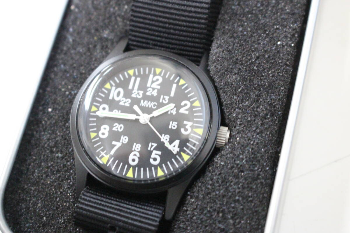 保管品 MWC ミリタリーウォッチカンパニー 時計 ブラック 34880 クオーツ 激安1円スタート(アナログ（クォーツ式）)｜売買されたオークション情報、yahooの商品情報をアーカイブ公開 ...