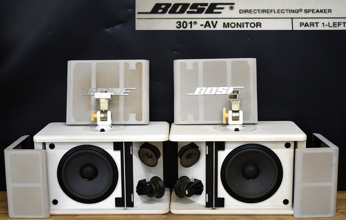 Yahoo!オークション - NY8-80【現状品】BOSE モニタースピーカー 301-A...