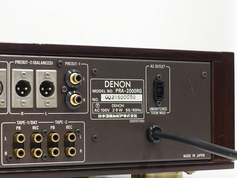 Yahoo!オークション - DENON PRA-2000RG プリアンプ デノン 013657022...