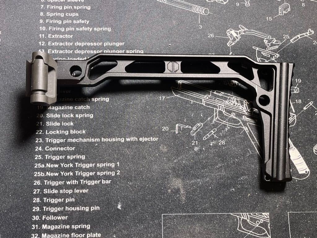 JMACタイプ SS-8RP フォールディングストック 20mm ピカティニー 規格レール用 ブラック ak lct mcx(パーツ)｜売買されたオークション情報、yahooの商品情報を ...