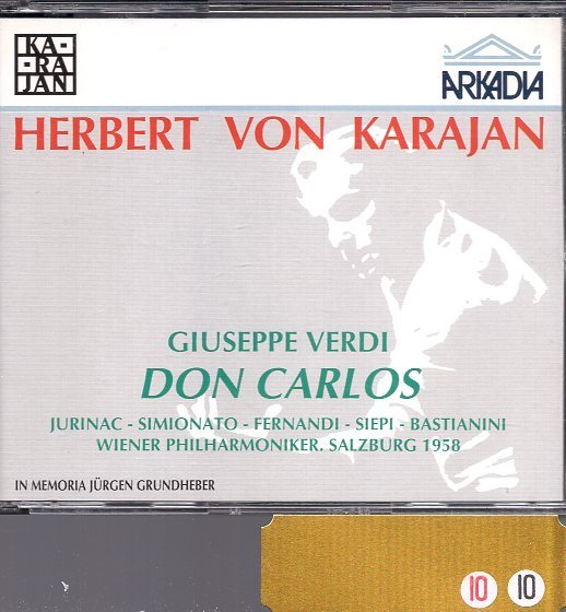 Yahoo!オークション - ヴェルディ 歌劇「ドン・カルロ」/カラヤン＆VPO...
