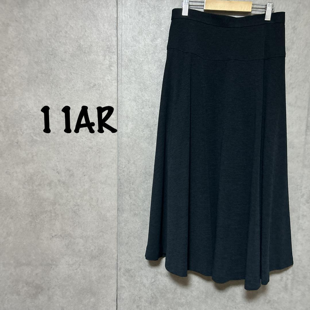 Yahoo!オークション - フレアスカート（11AR）ミモレ丈 ニットソー素材...