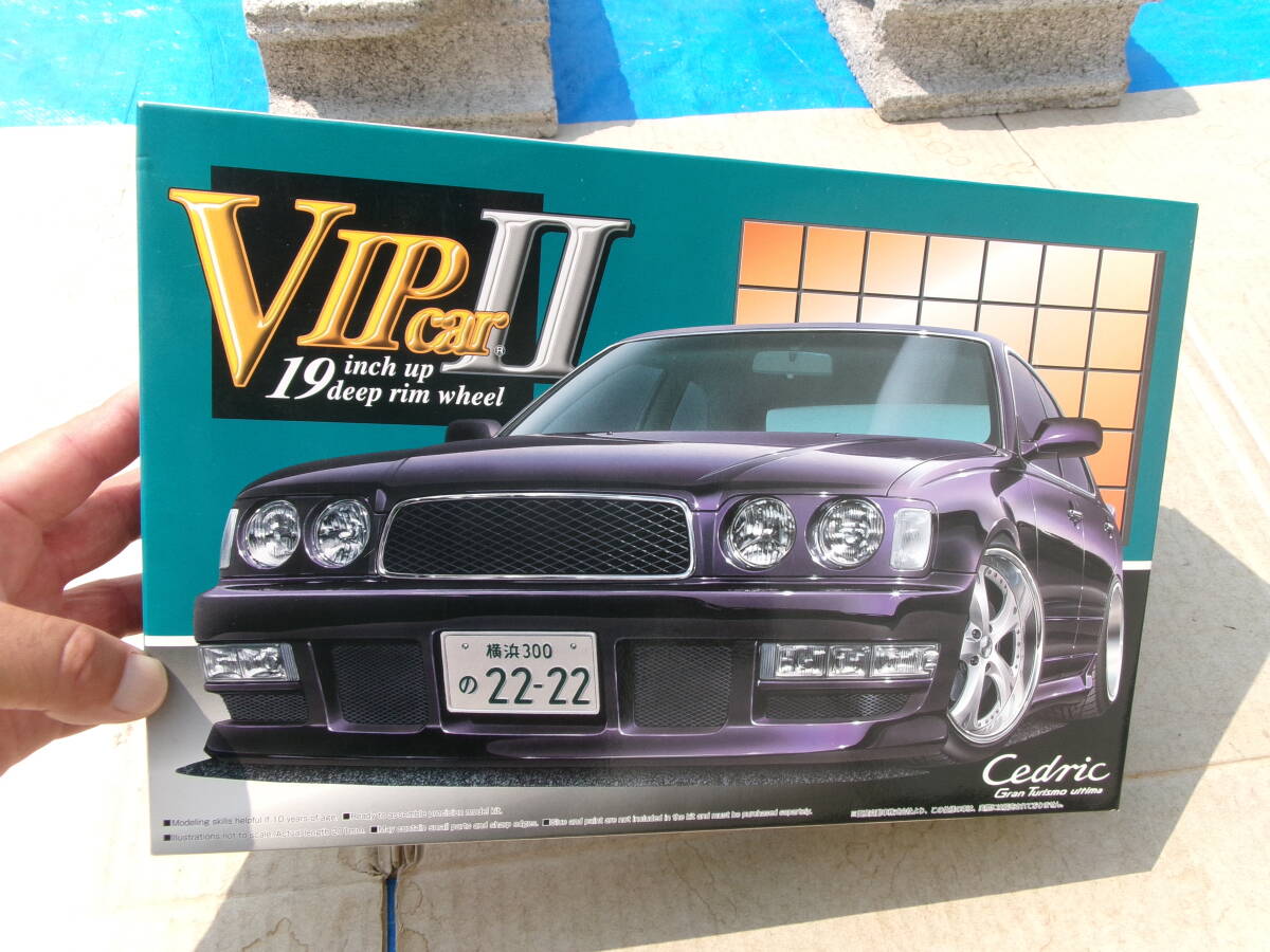 Yahoo!オークション - アオシマ1/24 VIPカーⅡ Y33 セドリック グラン...