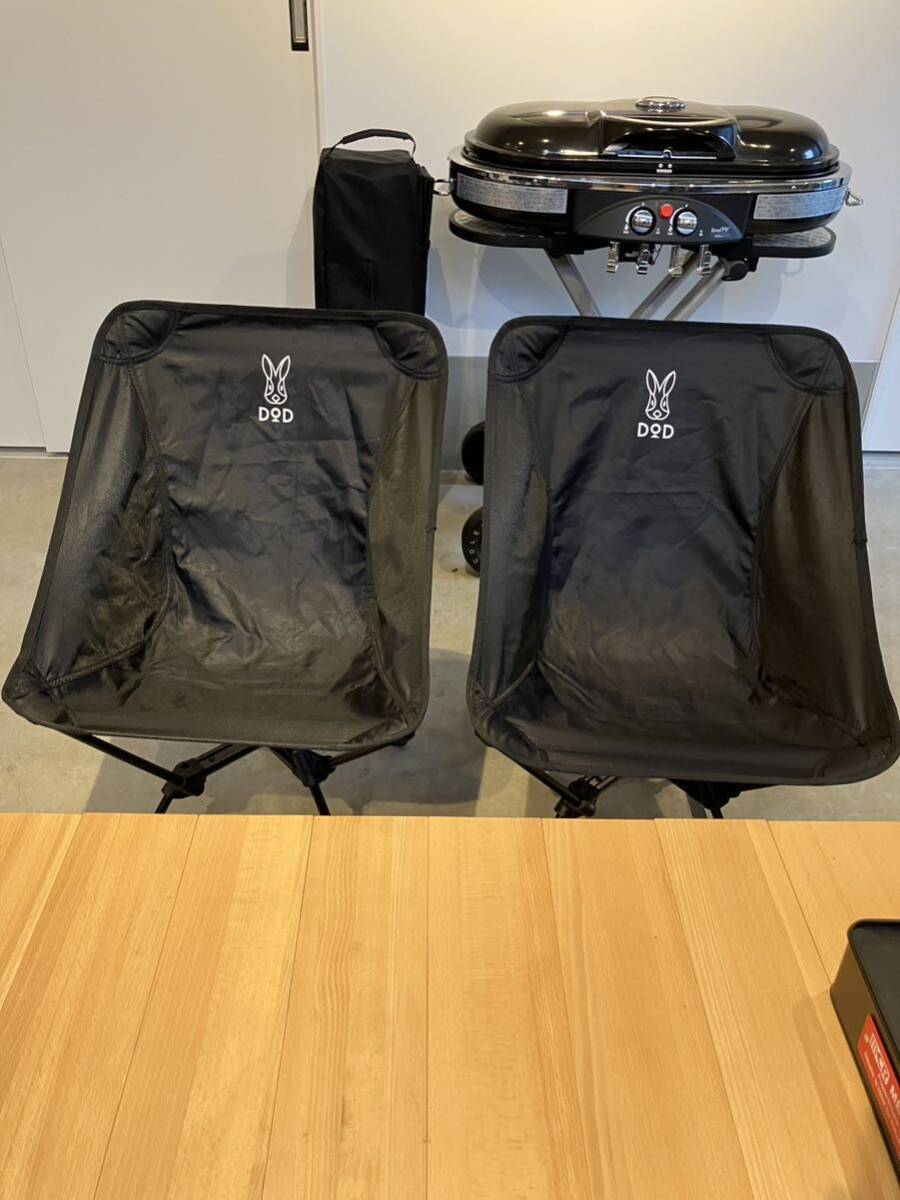 Yahoo!オークション - DOD スワルスエックス COMPACT CHAIR C1-591-BK ...