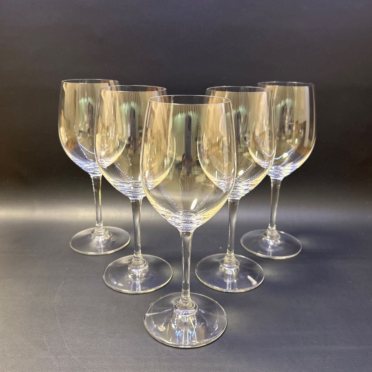Yahoo!オークション - H33-22(G) 【RIEDELリーデル ワイングラス 5個セ...
