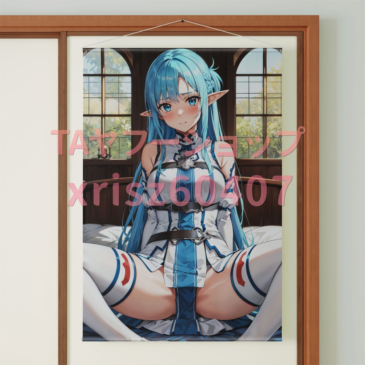 Yahoo!オークション - [SAO]アスナ/B1ビッグWスエード/タペストリー/高...