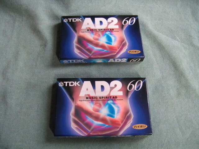 Yahoo!オークション - TDK カセットテープ AD2 60 2本 未開封品