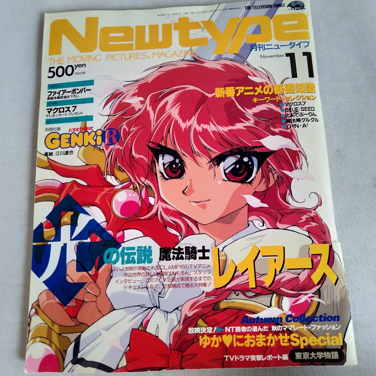 Yahoo!オークション - R413 月刊Newtype ニュータイプ1994年 11月 ポス...
