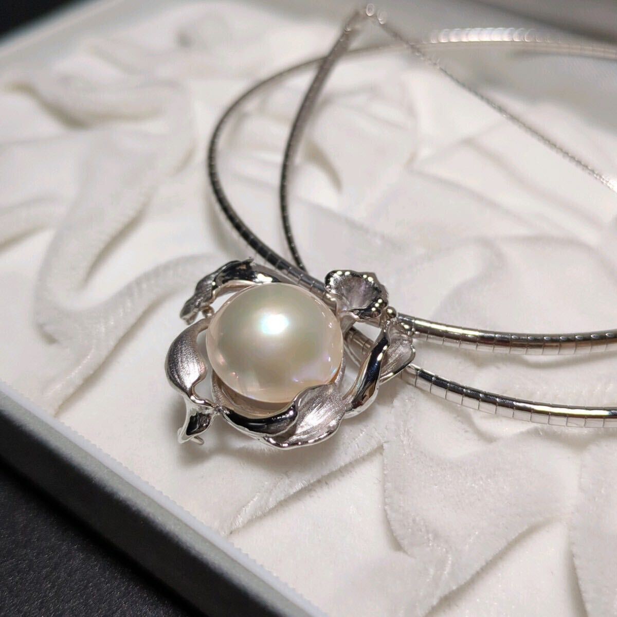 Yahoo!オークション - 【マベパール】SV925 約45cm 調整可能 ホワイト ...