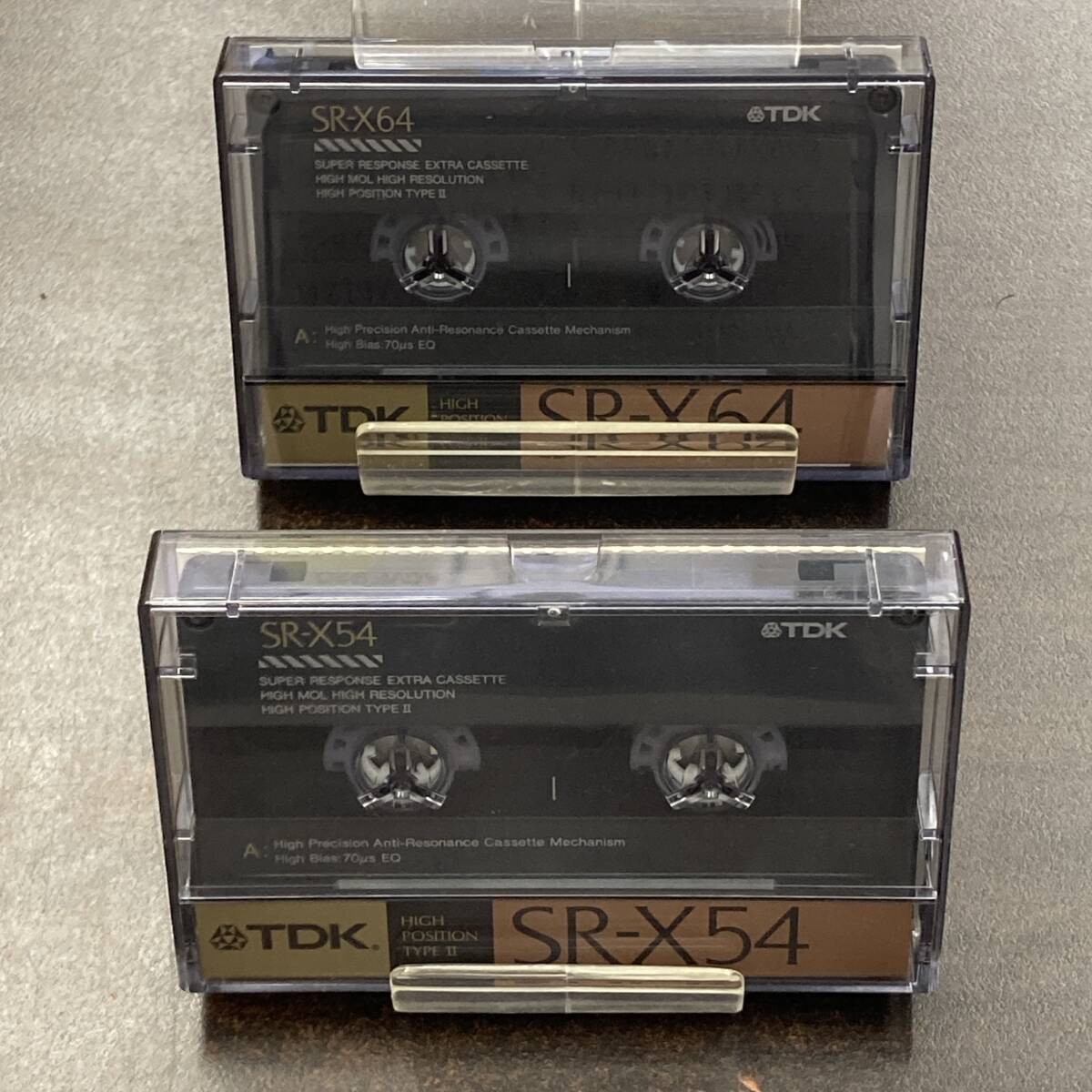 Yahoo!オークション - 0310T TDK SR-X 54 64分 ハイポジ 2本 カセット...