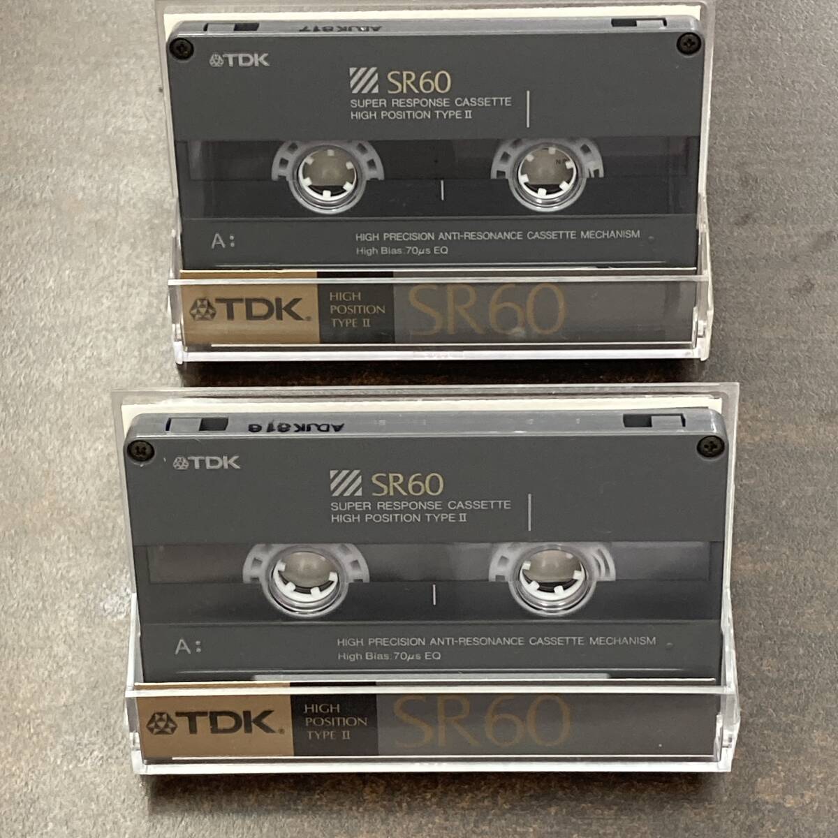 Yahoo!オークション - 0346BT TDK SR 60分 ハイポジ 2本 カセットテー...