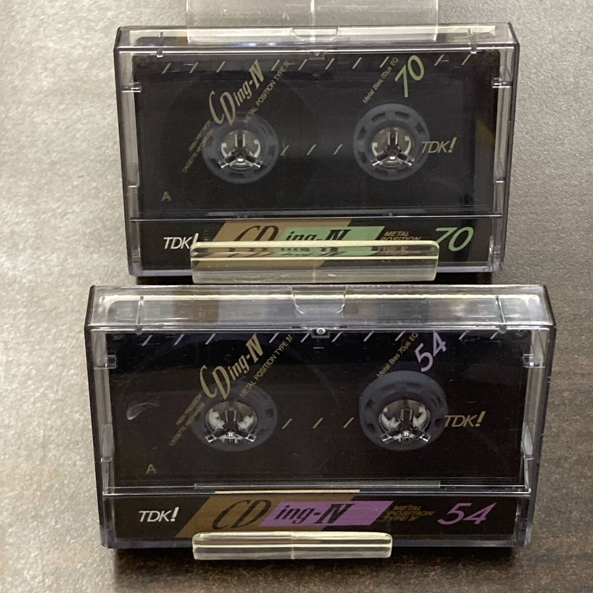 Yahoo!オークション - 0384T TDK CDing-IV 54 70分 メタル 2本 カセッ...