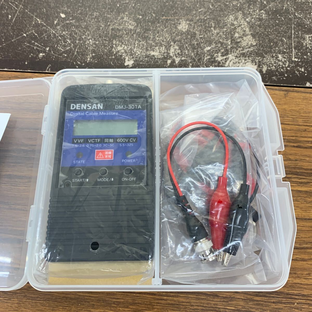 Yahoo!オークション - 未使用 DENSAN デジタルケーブルメジャー DMJ-30...