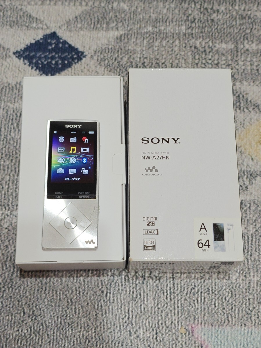 Yahoo!オークション - NW-A27 シルバー 箱あり 訳アリ動作品