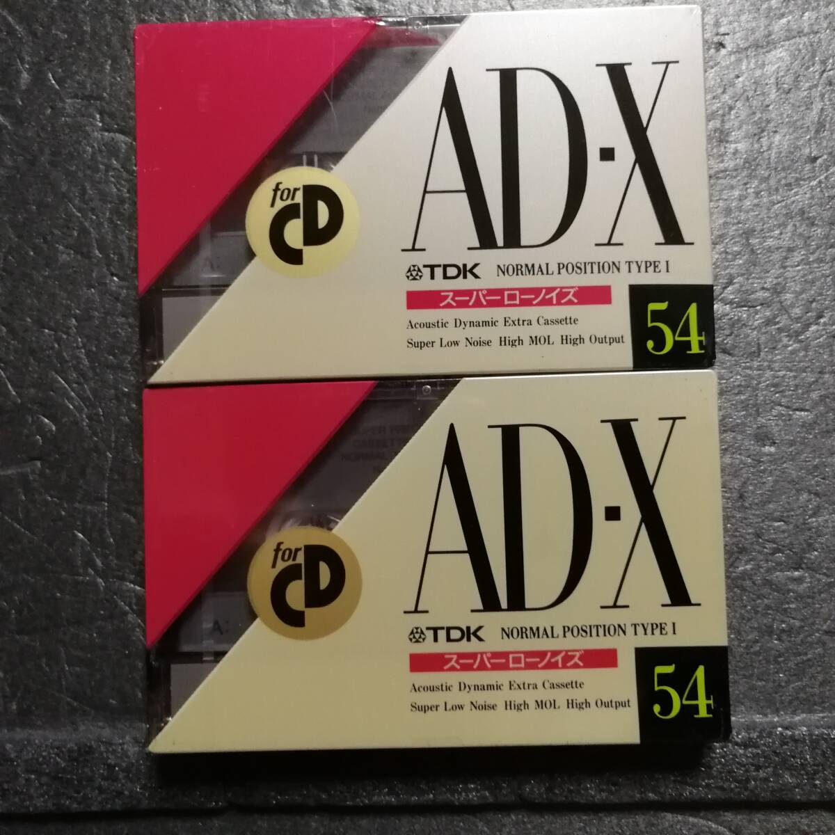 Yahoo!オークション - 未開封 カセットテープ TDK AD-X 54分 2本セット...