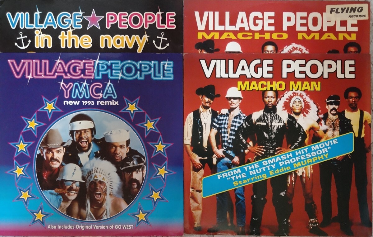 Yahoo!オークション - Village People 12inch singles 4枚セット YMCA ...