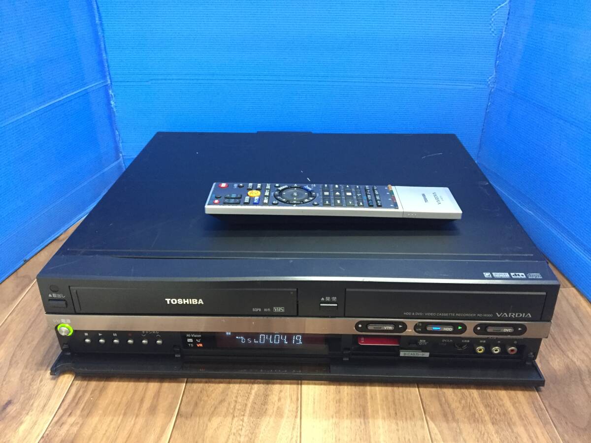 Yahoo!オークション - TOSHIBA RD-W300 一体型HDD/DVD/ビデオレコーダ...