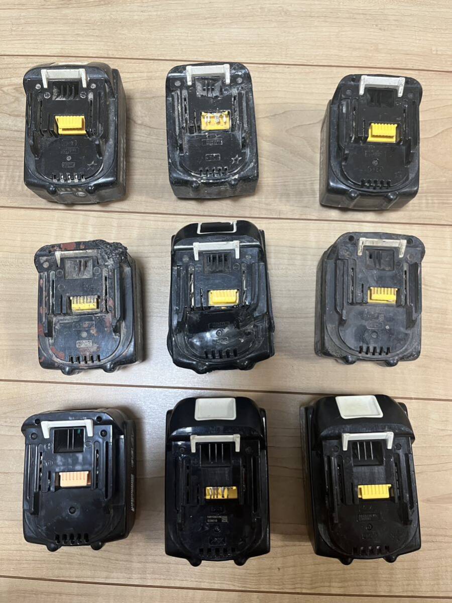 makita マキタ バッテリー 18V 14.4V 9個まとめて ジャンク品 送料着払い(電動工具)｜売買されたオークション情報、yahooの商品情報をアーカイブ公開 - オークファン ...